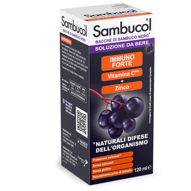 Sambucol Immuno Forte Soluzione da Bere - Named Natural Medicine