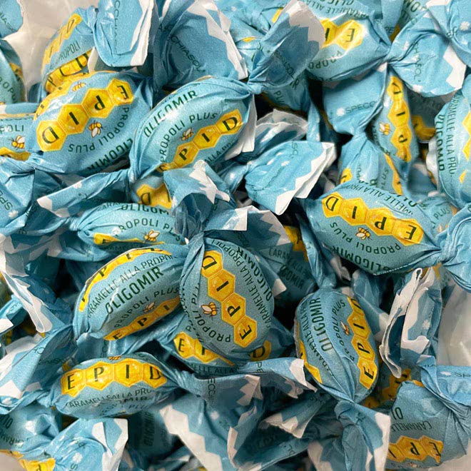 Propoli Epid Oligomir Caramelle con Erbe Balsamiche Senza Glutine Senza ...