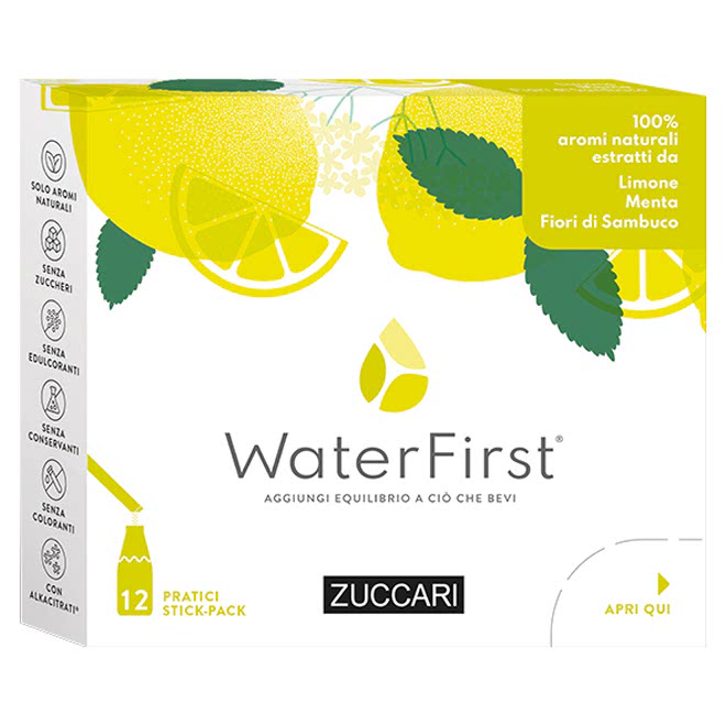 WaterFirst Limone Menta Fiori di Sambuco - Zuccari